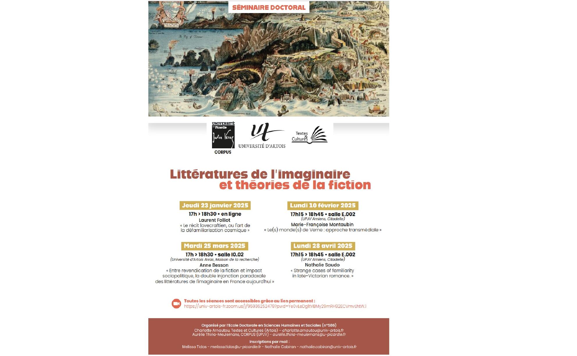 Littératures de l’imaginaire et théories de la fiction | UPJV